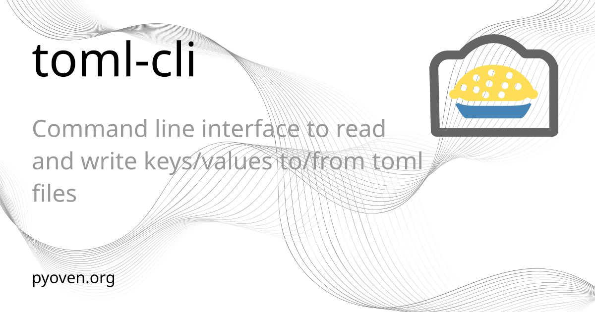 toml-cli - Oven