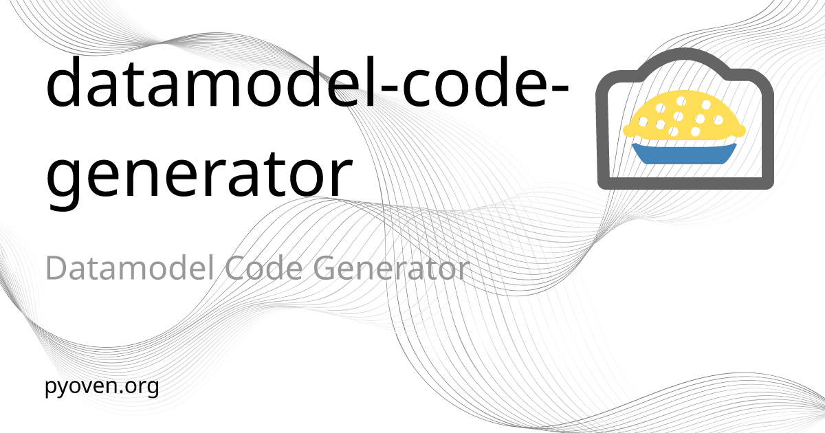 datamodel-code-generator - Oven
