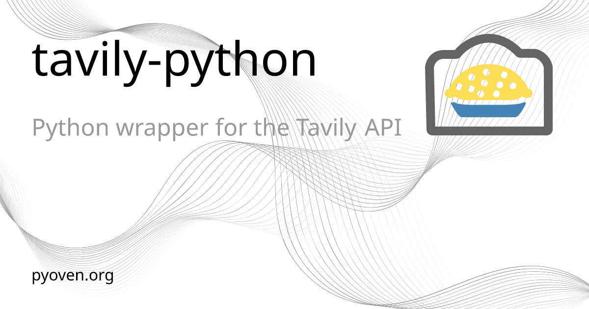 tavily-python - Oven
