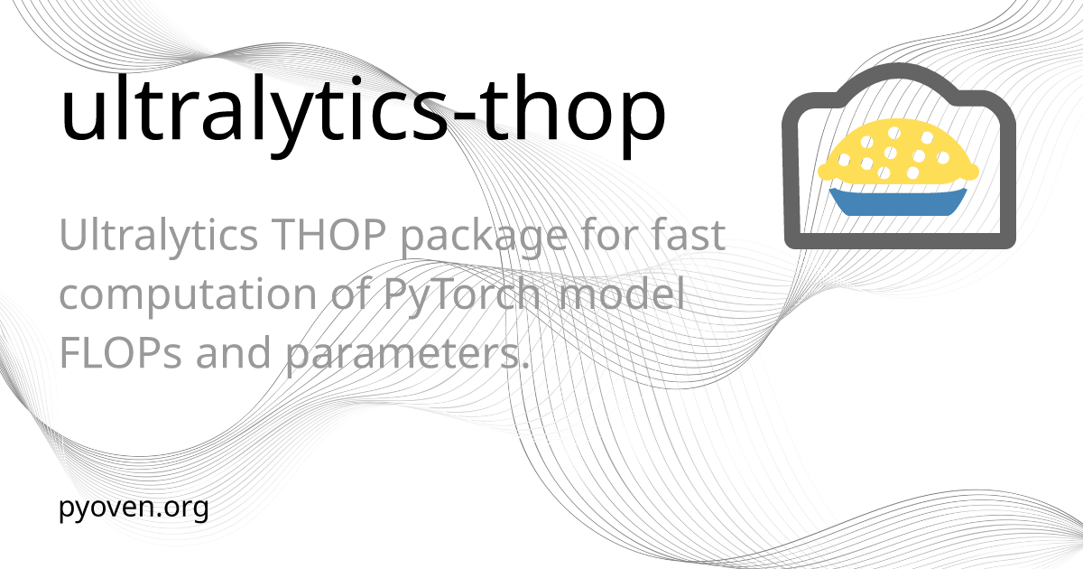 ultralytics-thop - Oven