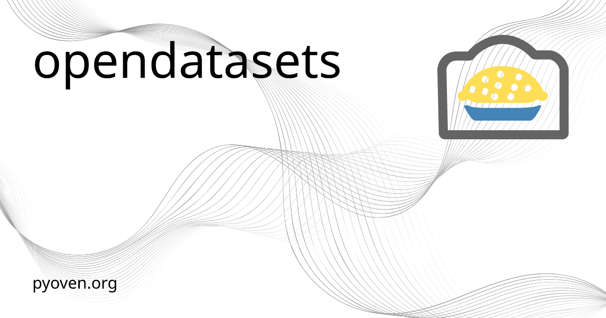 opendatasets - Oven